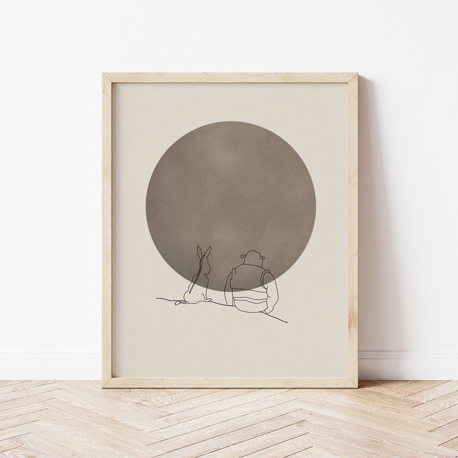 Shrek Art Print Simple Shrek Home Decor Shrek Decor - Etsy