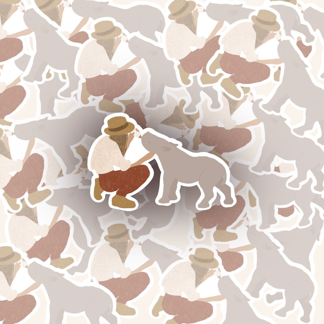Zoo Sticker Wildlife Sticker Boho Sticker Animal Sticker Animal Decal ...