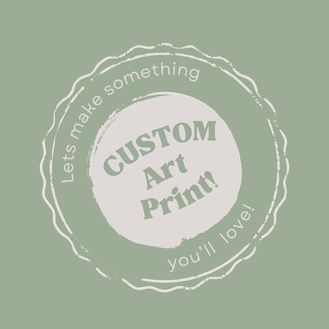 Custom Art Print! - Etsy