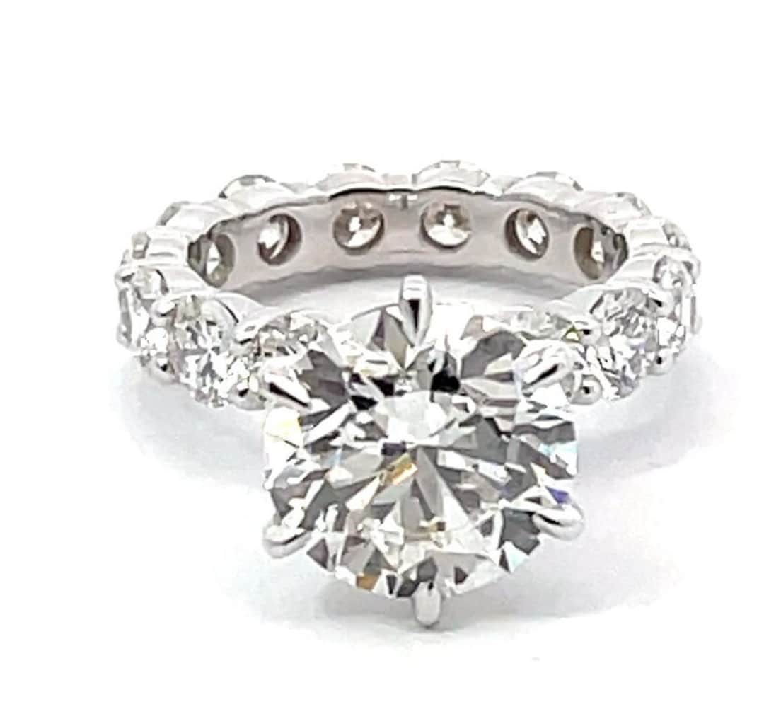 5 Carat Diamond Engagement Ring, 5 Carat Eternity Diamond Engagement ...