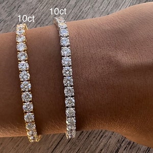 10k diamond tennis bracelet store