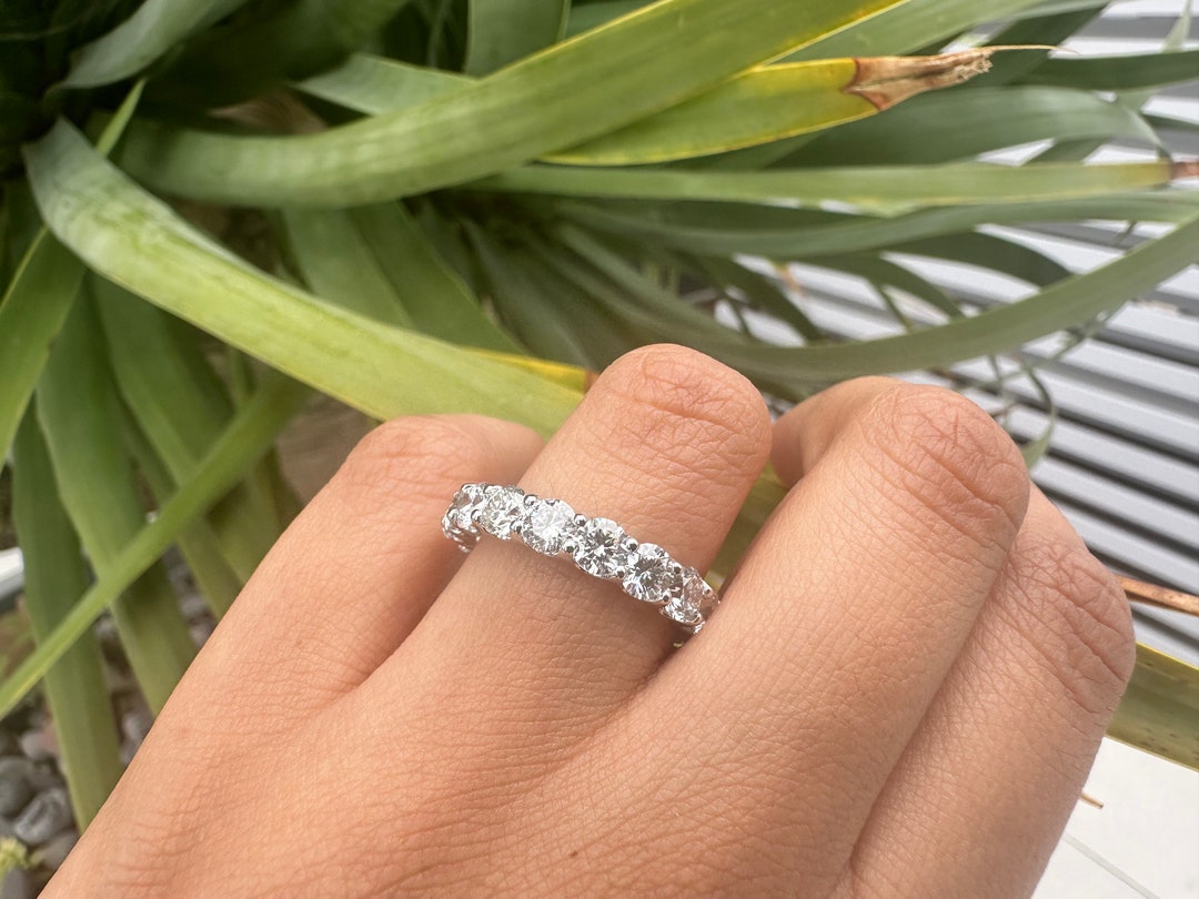 4 Carat Diamond Eternity Band 4 Carat Diamond Ring 4 Carat Diamond Wedding Band Eternity Diamond Wedding Ring Etsy