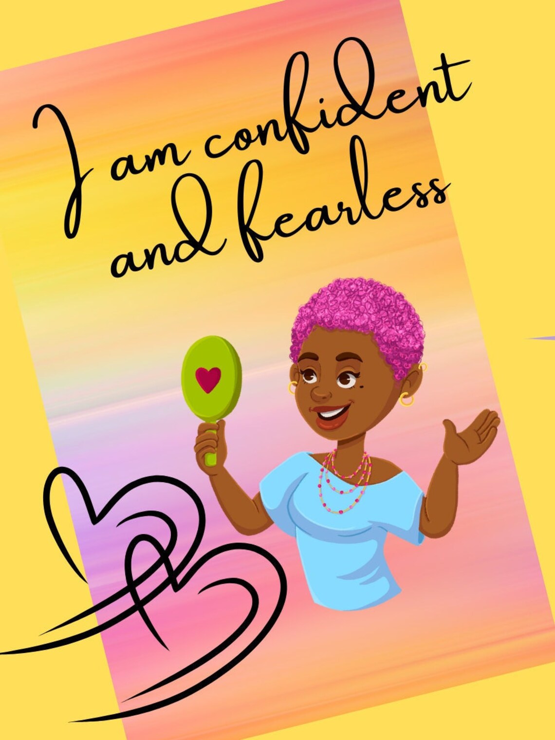 Black Girl Magic Affirmation Cards – Printable Quotes for Confidence ...