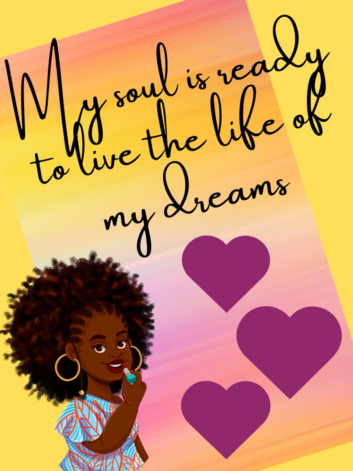 Black Girl Magic Affirmation Cards – Printable Quotes for Confidence ...