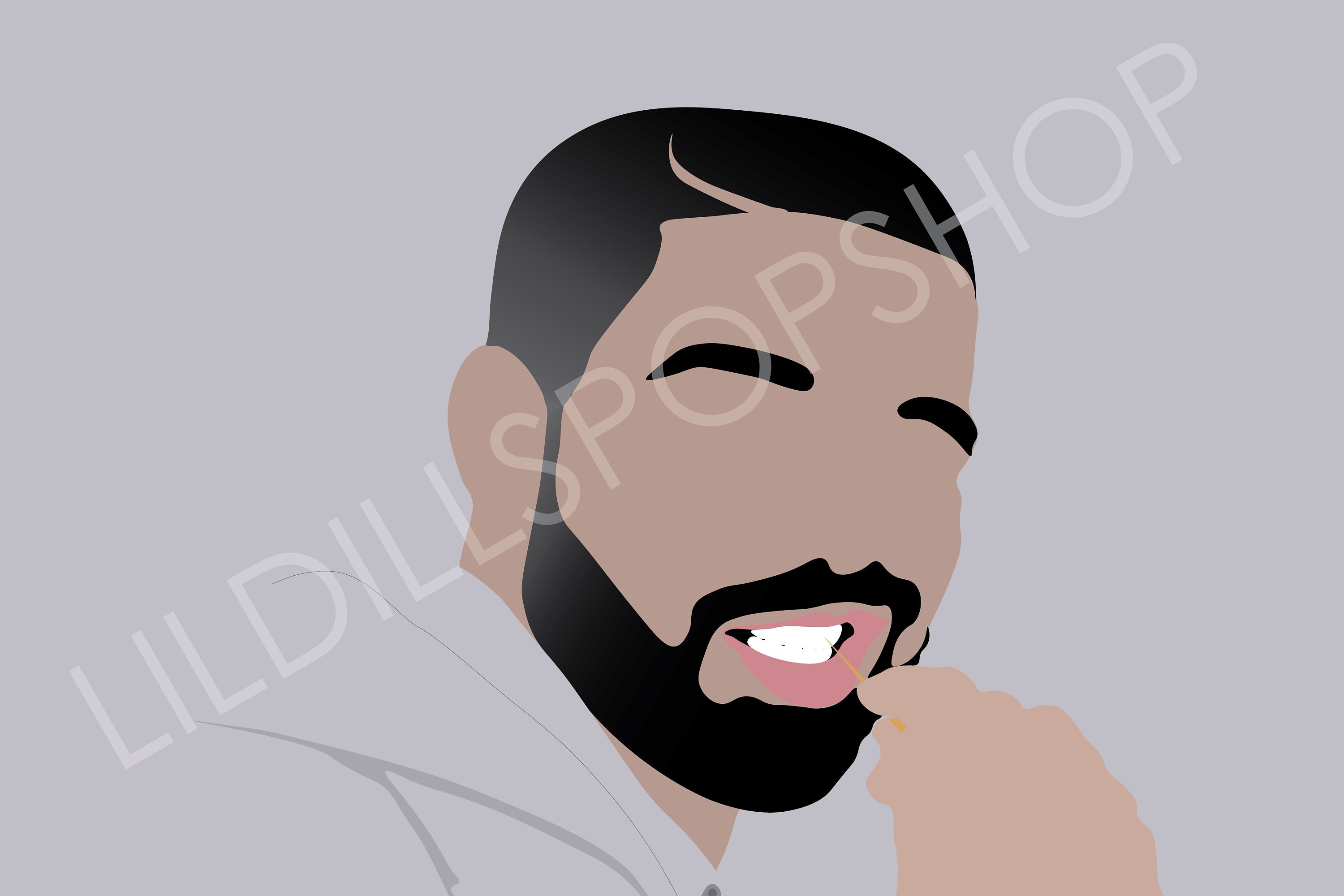 Drake Pop Art Poster | Etsy