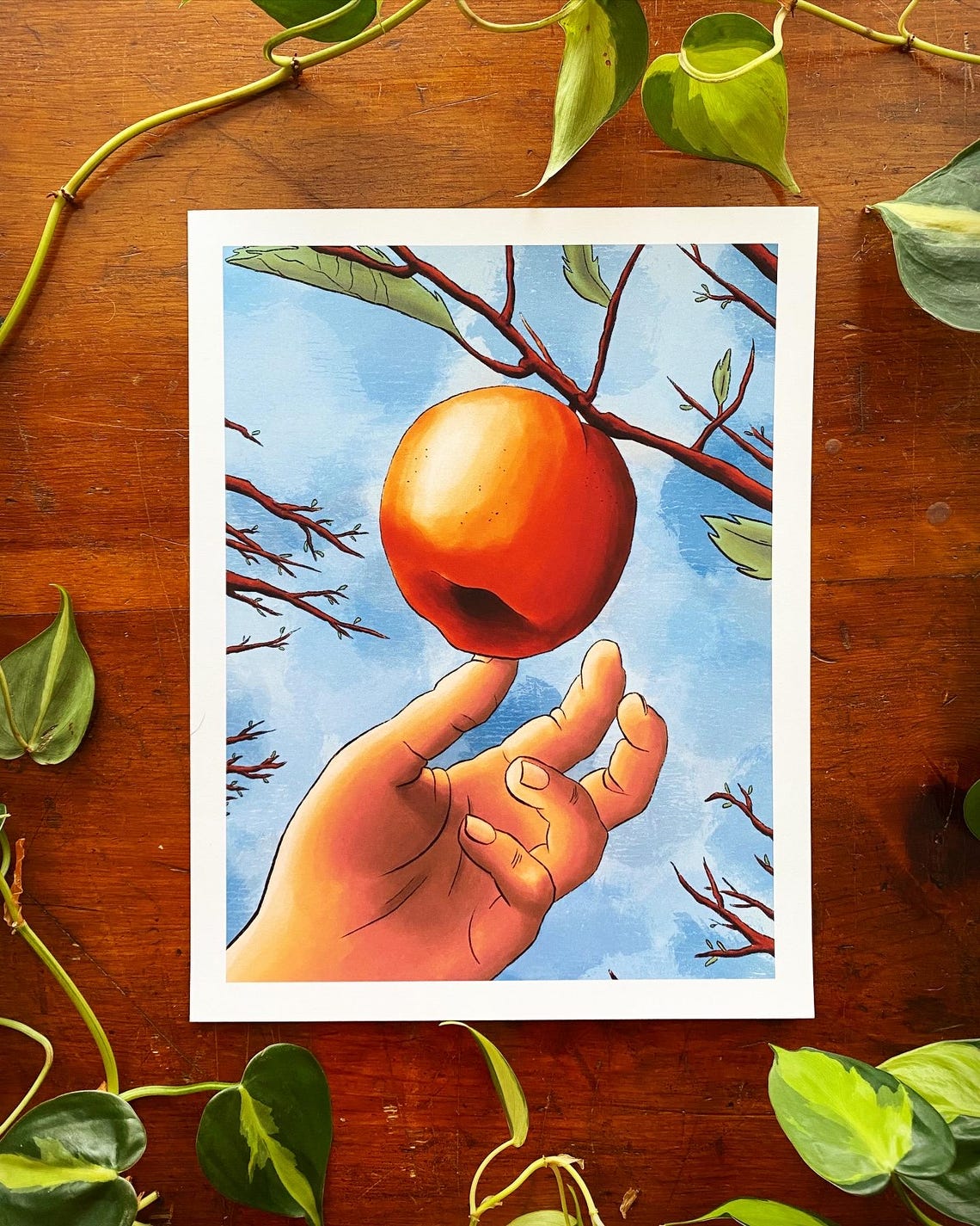 Eve - Religious Illustration Art Print - Etsy