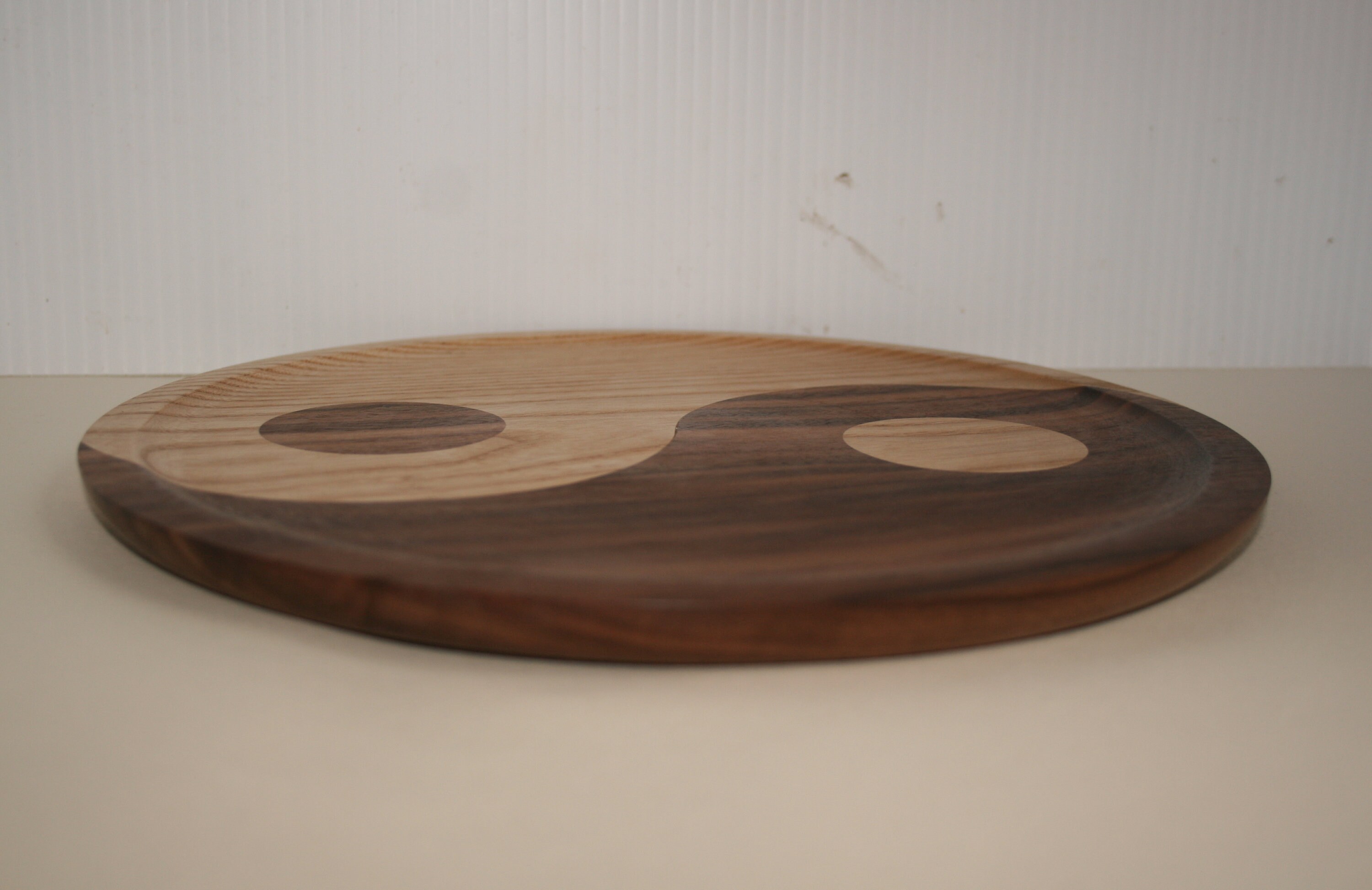 Yin Yang Platter Wood Yin Yang Platter Yin Yang Gift Walnut Platter Oak ...
