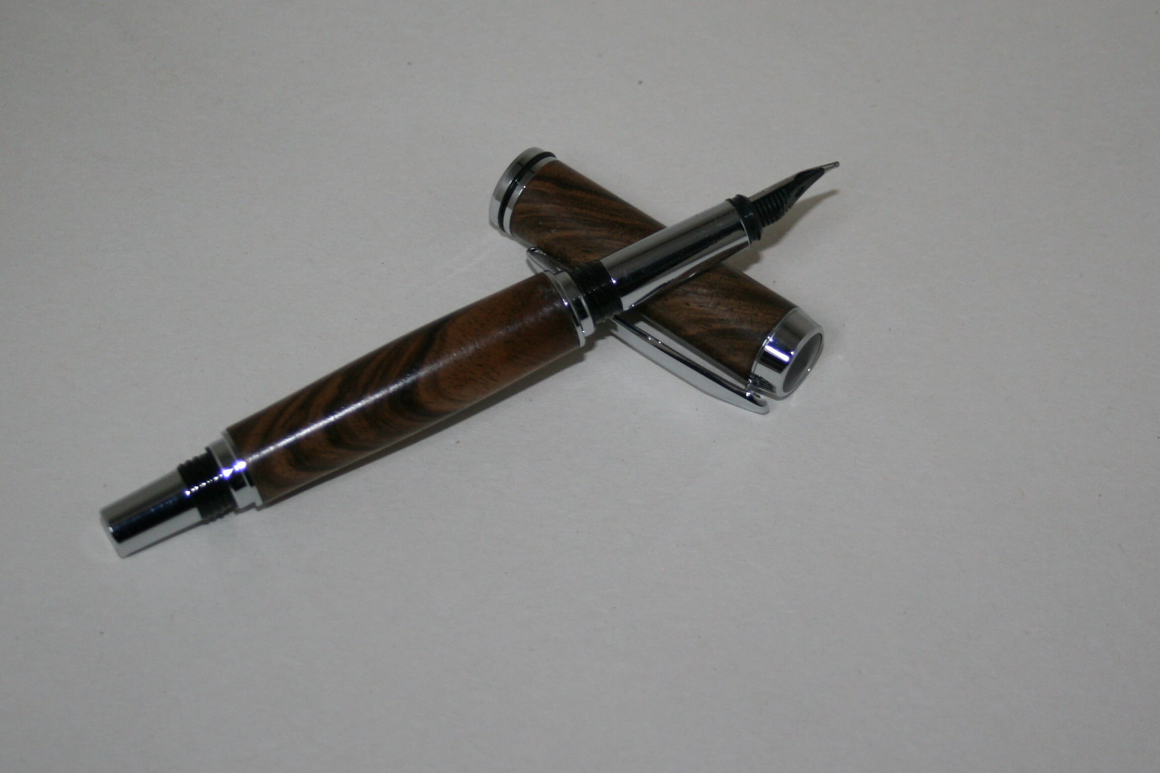 Fountain Pen in Walnut Pen Case in Walnut Ink Pen Handcrafted - Etsy