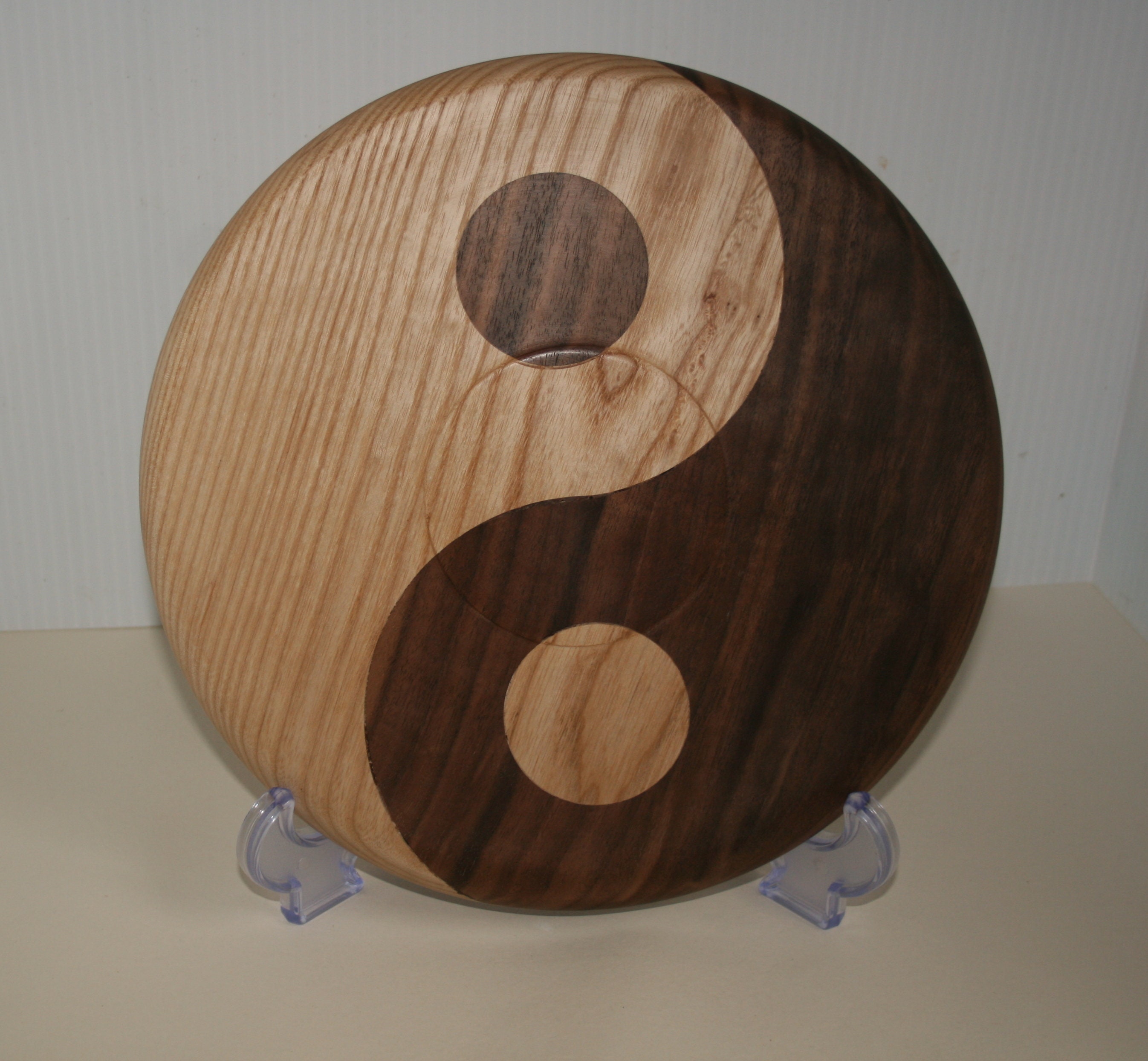 Yin Yang Platter Wood Yin Yang Platter Yin Yang Gift Walnut Platter Oak ...
