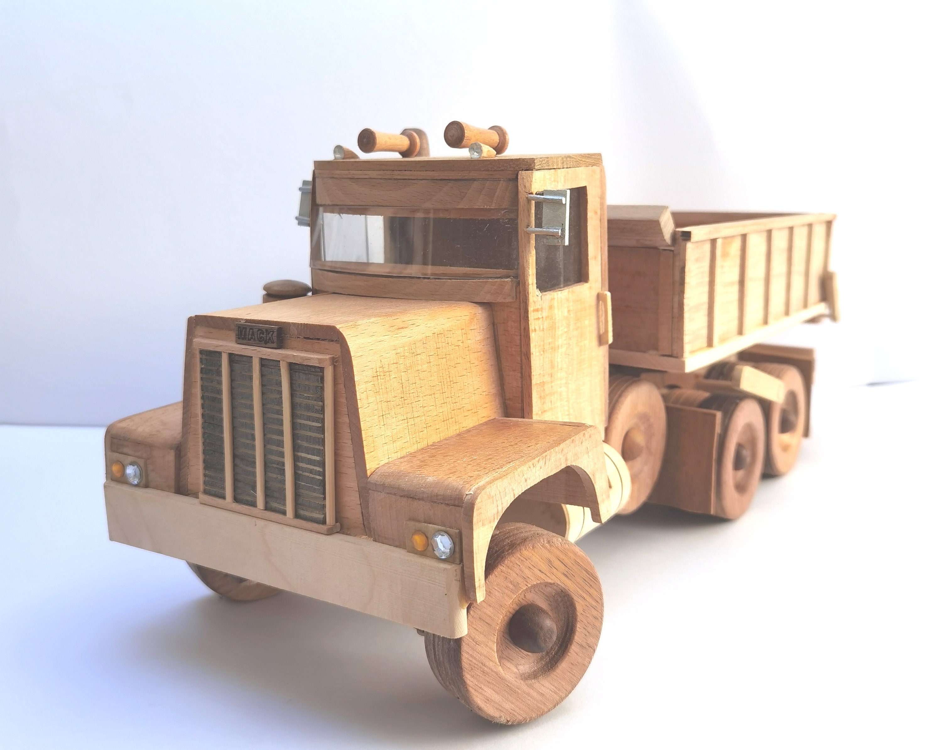 Mack Tipper Truck Wood Model Truck - Etsy