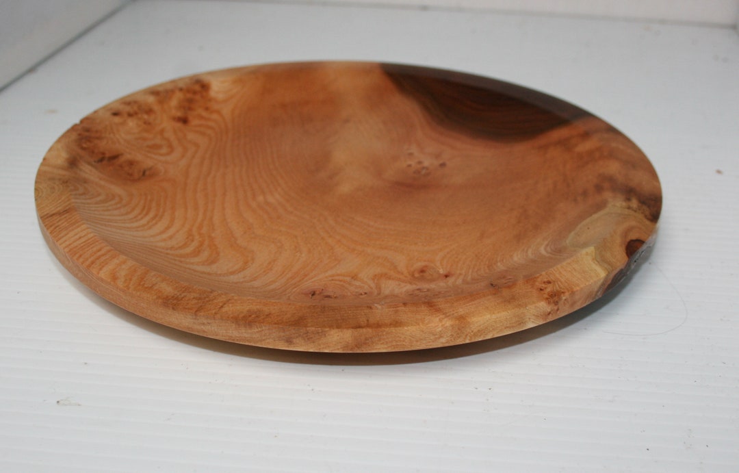 Wood Platter Elm Burr Platter Irish Elm Platter Display Wood - Etsy