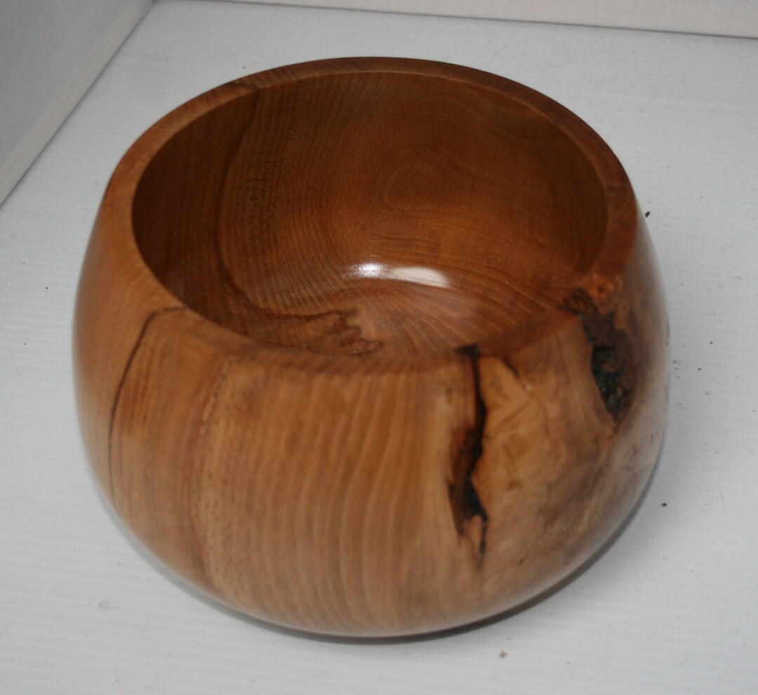 Beech Wood Bowl Irish Beech Wood Bowl Beech Wood Pot Woodturned Beech ...