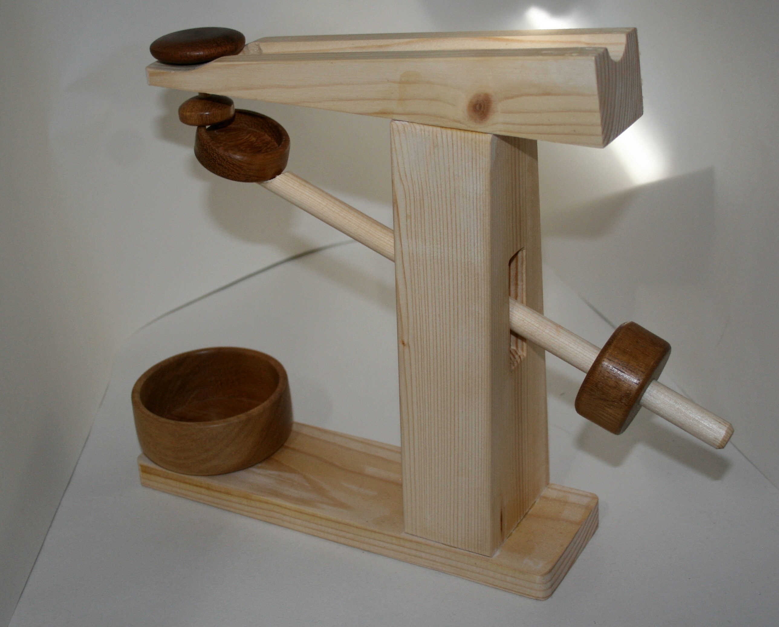 Marble Fun Handmade Wooden Automata Amish Style Marble Game - Etsy