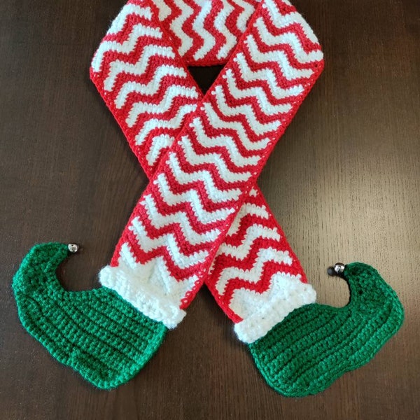 Santa Scarf - Etsy