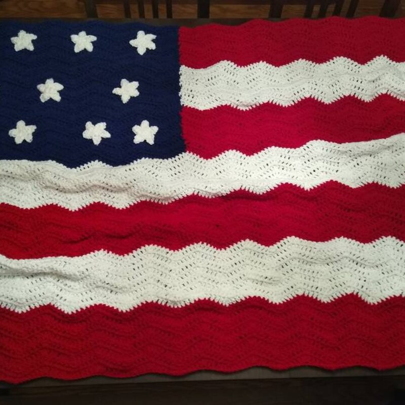 Flag Crochet Pattern - Etsy