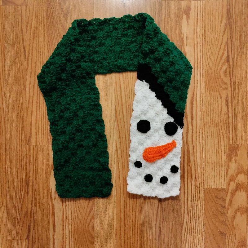 Santa Scarf - Etsy
