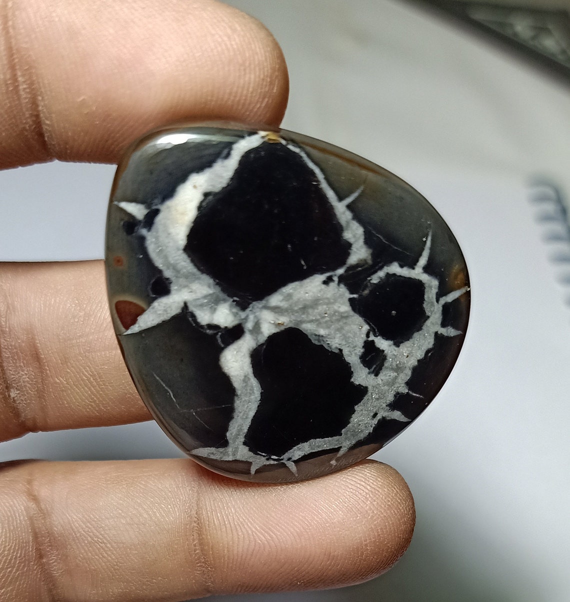 100% Natural Black Septarian Cabochon Top Quality Septarian - Etsy