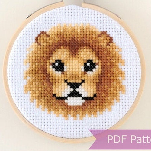 Lion Cross Stitch Pattern Instant Download - Etsy