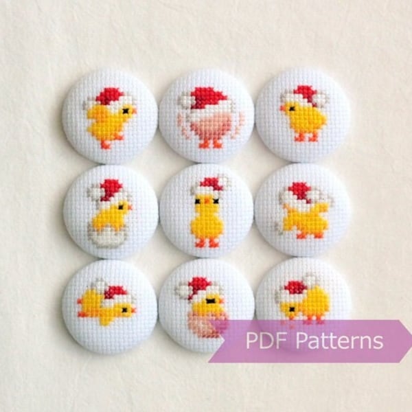 Chicken Cross Stitch - Etsy