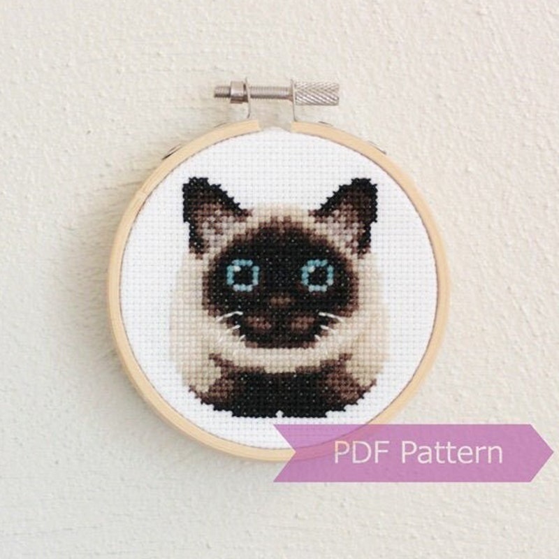 Mini Art Siamese - Etsy UK