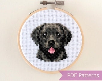 Lab Cross Stitch Pattern - Etsy