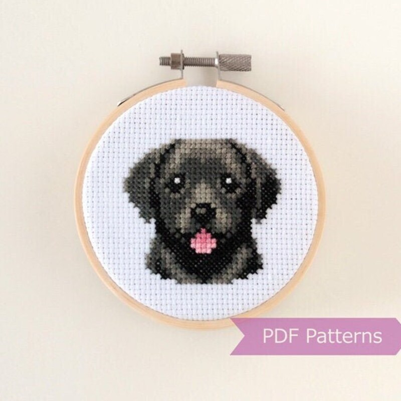 Dog Cross Stitch - Etsy