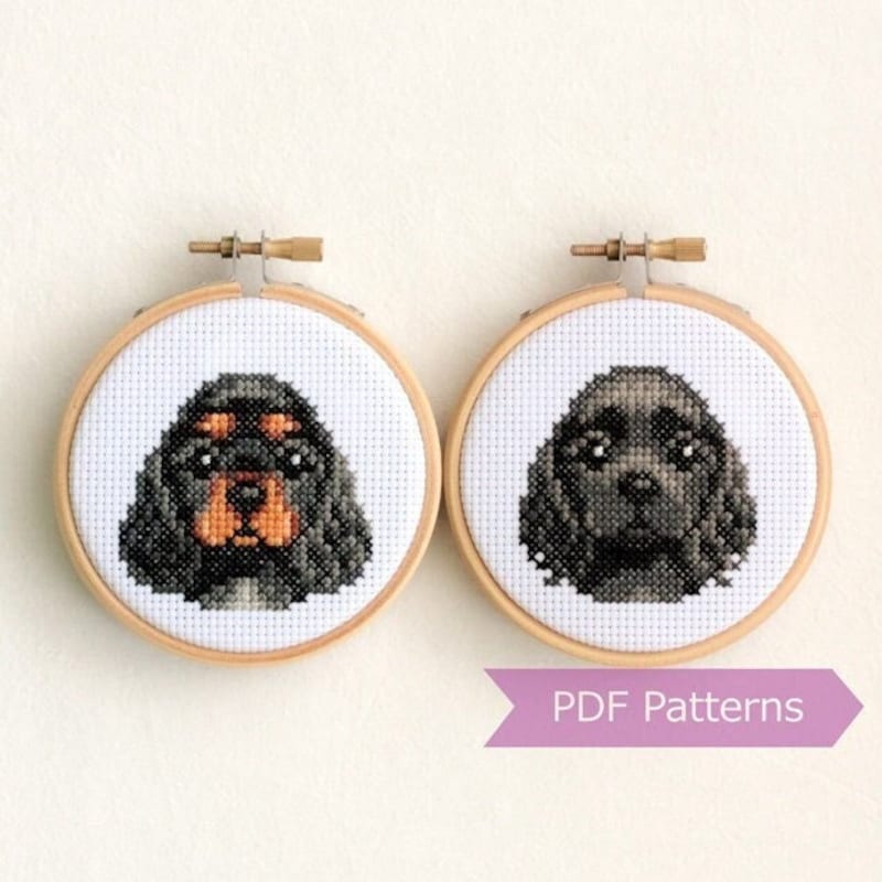 Black Cocker Spaniel - Etsy