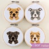Chocolate Labrador Cross Stitch Pattern PDF Bundle - Chocolate Lab ...