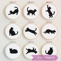 Cat Sewing Pattern – Easy Fabric Kitty Pattern, DIY Plush Cat, Mini ...