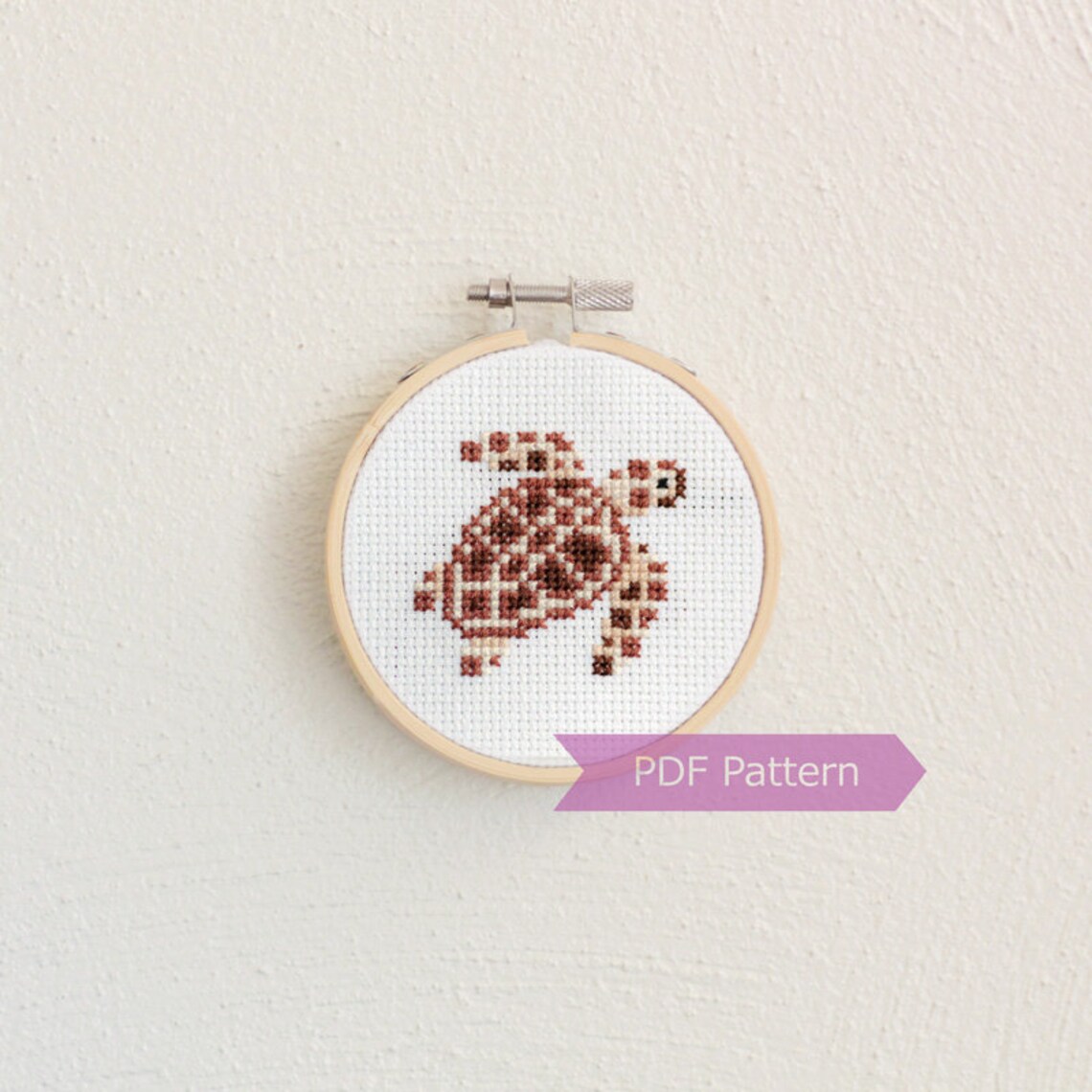 Sea Turtle Cross Stitch Pattern PDF Sea Turtle Embroidery - Etsy