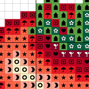 Tomato Cross Stitch Pattern PDF - Tomato Embroidery - Instant Download ...