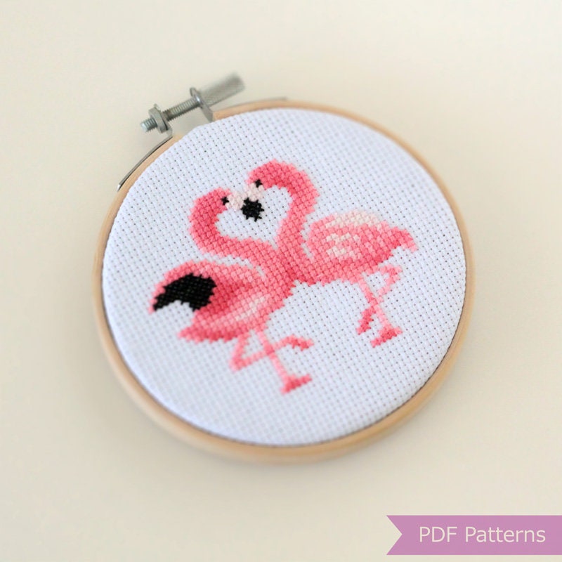 Flamingo Cross Stitch Pattern PDF Bundle Flamingo Flamingo - Etsy Canada