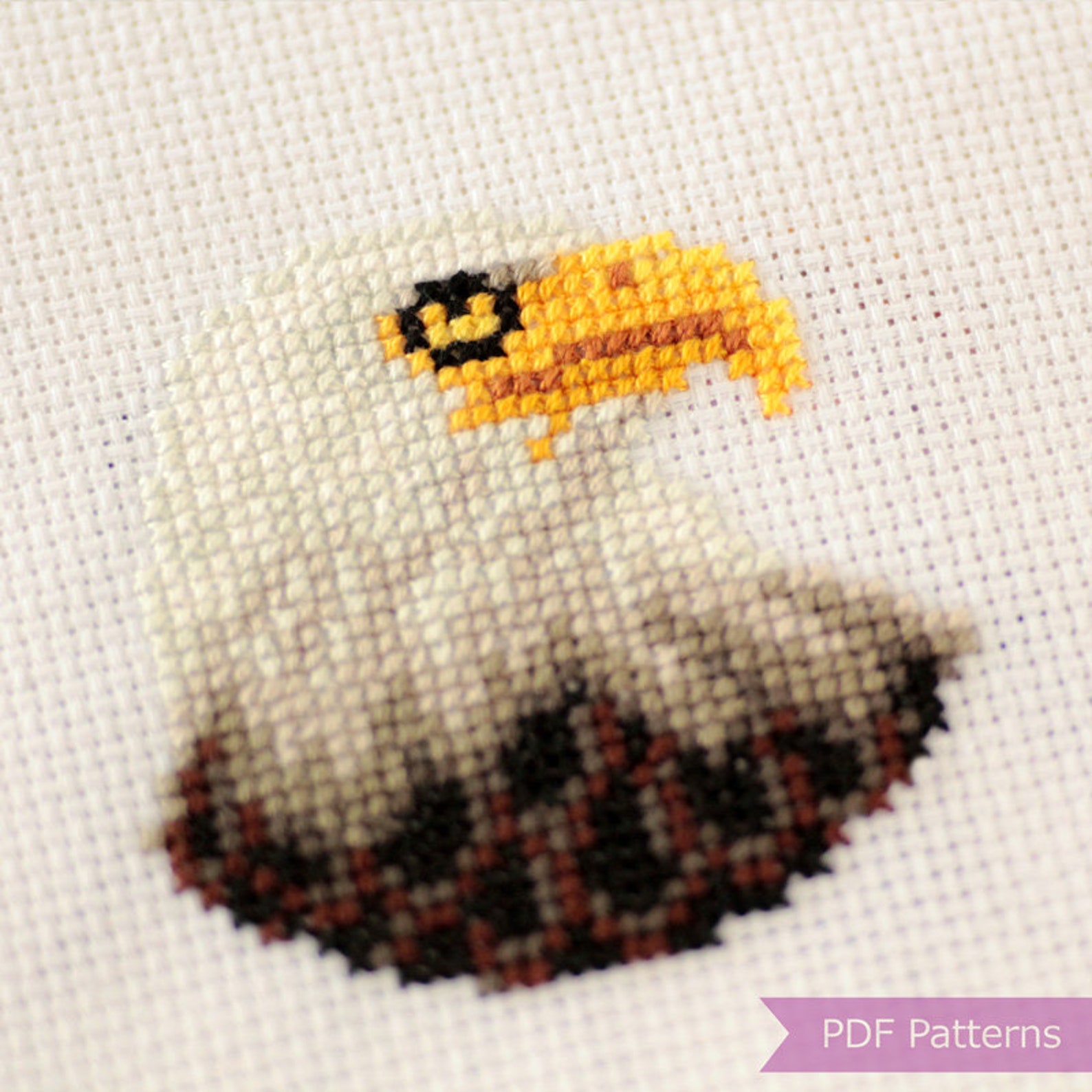 Bald Eagle Cross Stitch Pattern PDF - Bald Eagle Embroidery - Instant ...