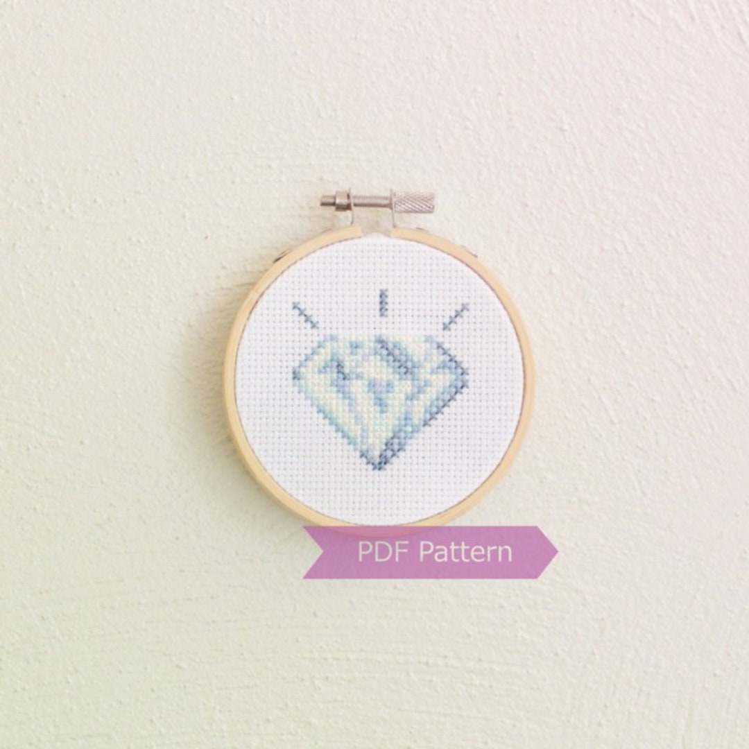 Diamond Cross Stitch Pattern PDF Diamond Embroidery - Etsy
