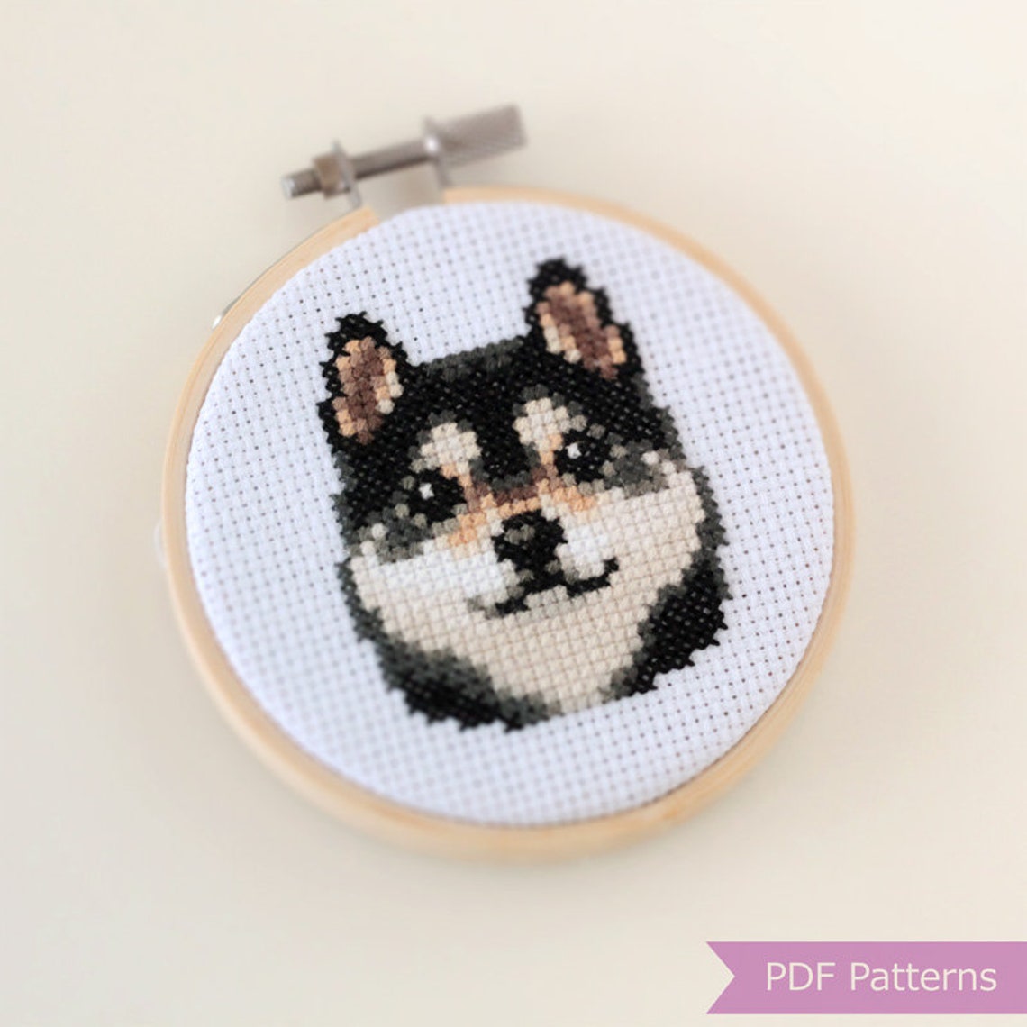 Black and Tan Shiba Inu Cross Stitch Pattern PDF Bundle | Etsy