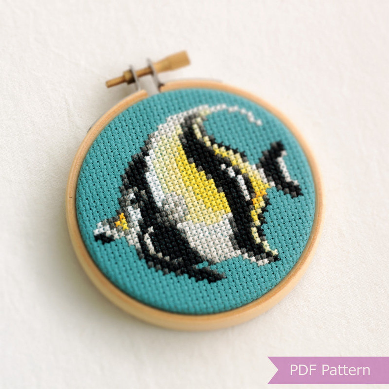 Tropical Fish Cross Stitch Pattern Bundle - Set of 4 Tropical Fish ...