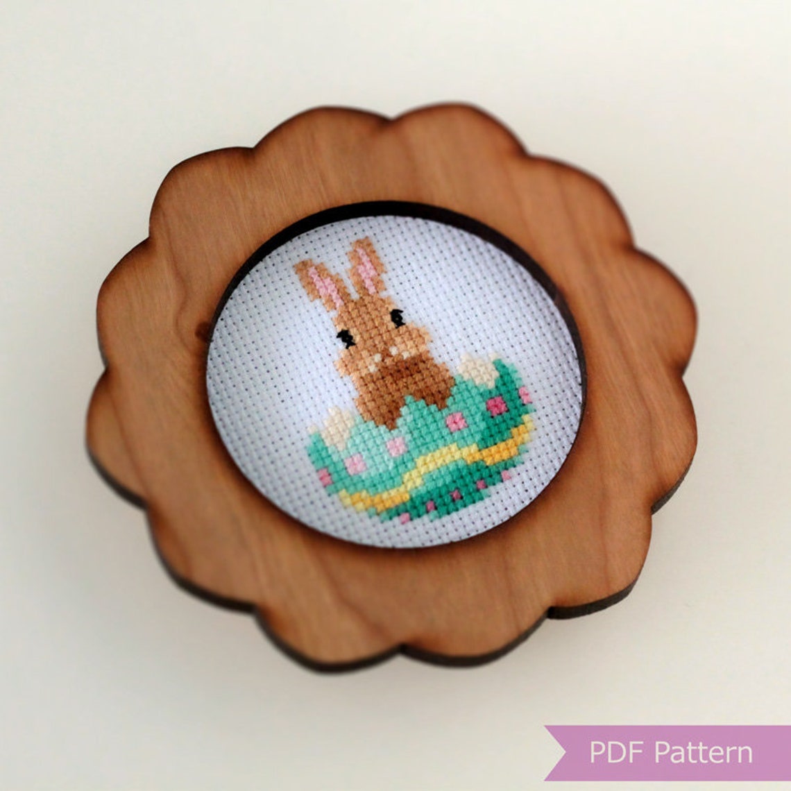 Easter Bunny Cross Stitch Pattern PDF Easter Bunny | Etsy UK