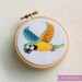 Blue and Yellow Macaw Cross Stitch Pattern PDF Bundle - Blue and Yellow ...