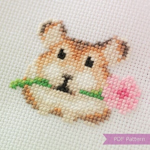 Pika Cross Stitch Pattern PDF - Pika Embroidery - Instant Download ...