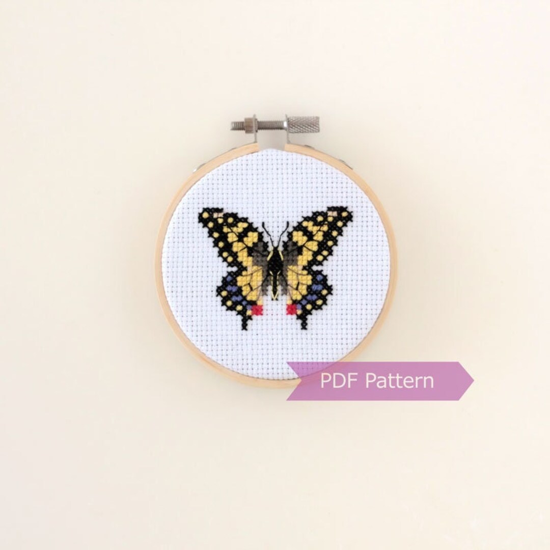 Swallowtail Butterfly Cross Stitch Pattern PDF Swallowtail - Etsy