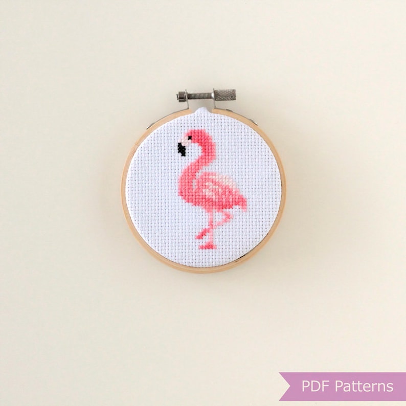 Flamingo Cross Stitch Pattern PDF Bundle Flamingo Flamingo | Etsy