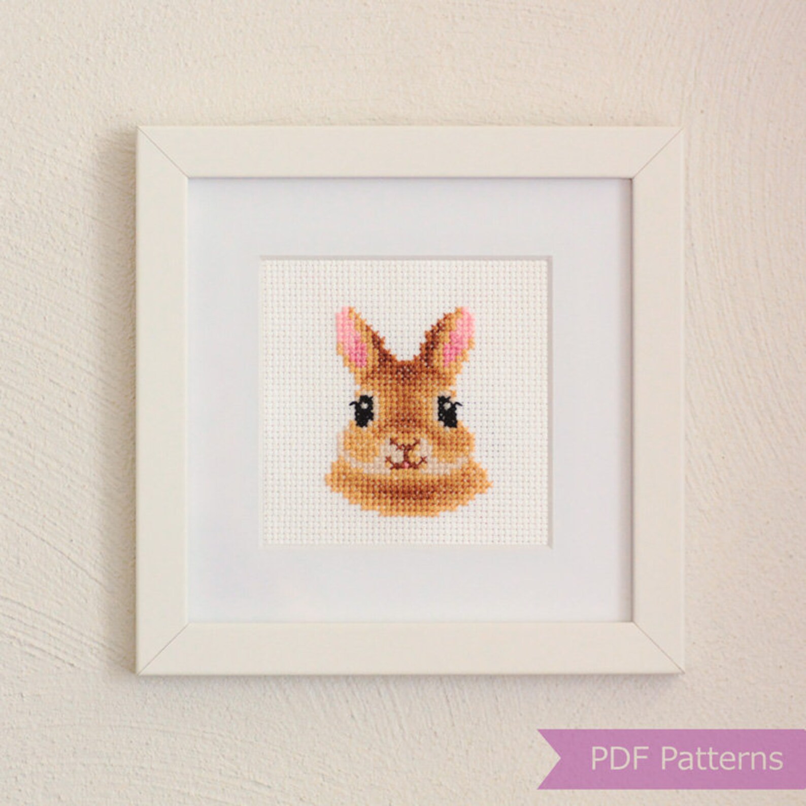Bunny Cross Stitch Pattern PDF Bundle Bunny Lop-eared - Etsy Canada
