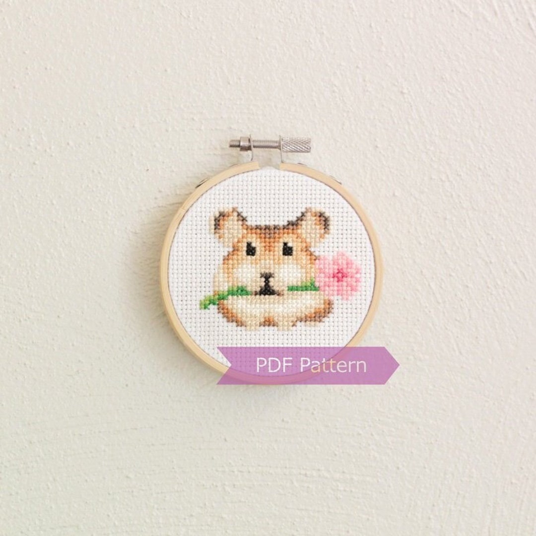 Pika Cross Stitch Pattern PDF - Pika Embroidery - Instant Download ...