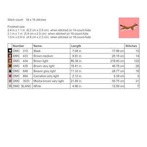 Weasel Cross Stitch Pattern PDF Bundle - Weasel/stoat Summer Coat ...