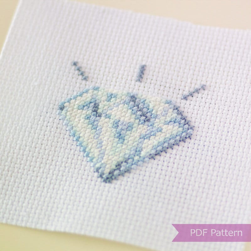 Diamond Cross Stitch Pattern PDF Diamond Embroidery | Etsy