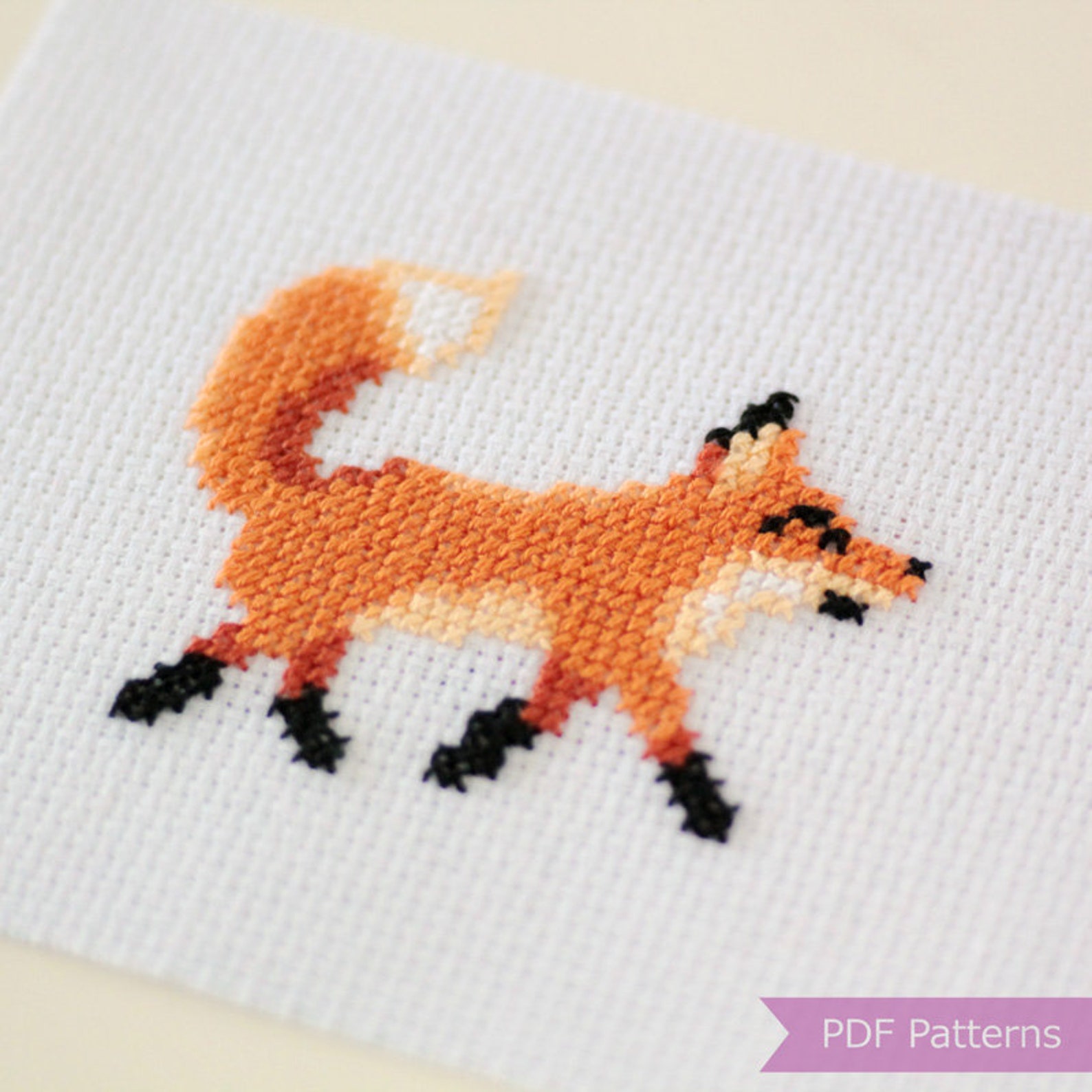 Fox Cross Stitch Pattern PDF Bundle Set of 6 Fox Patterns Instant ...