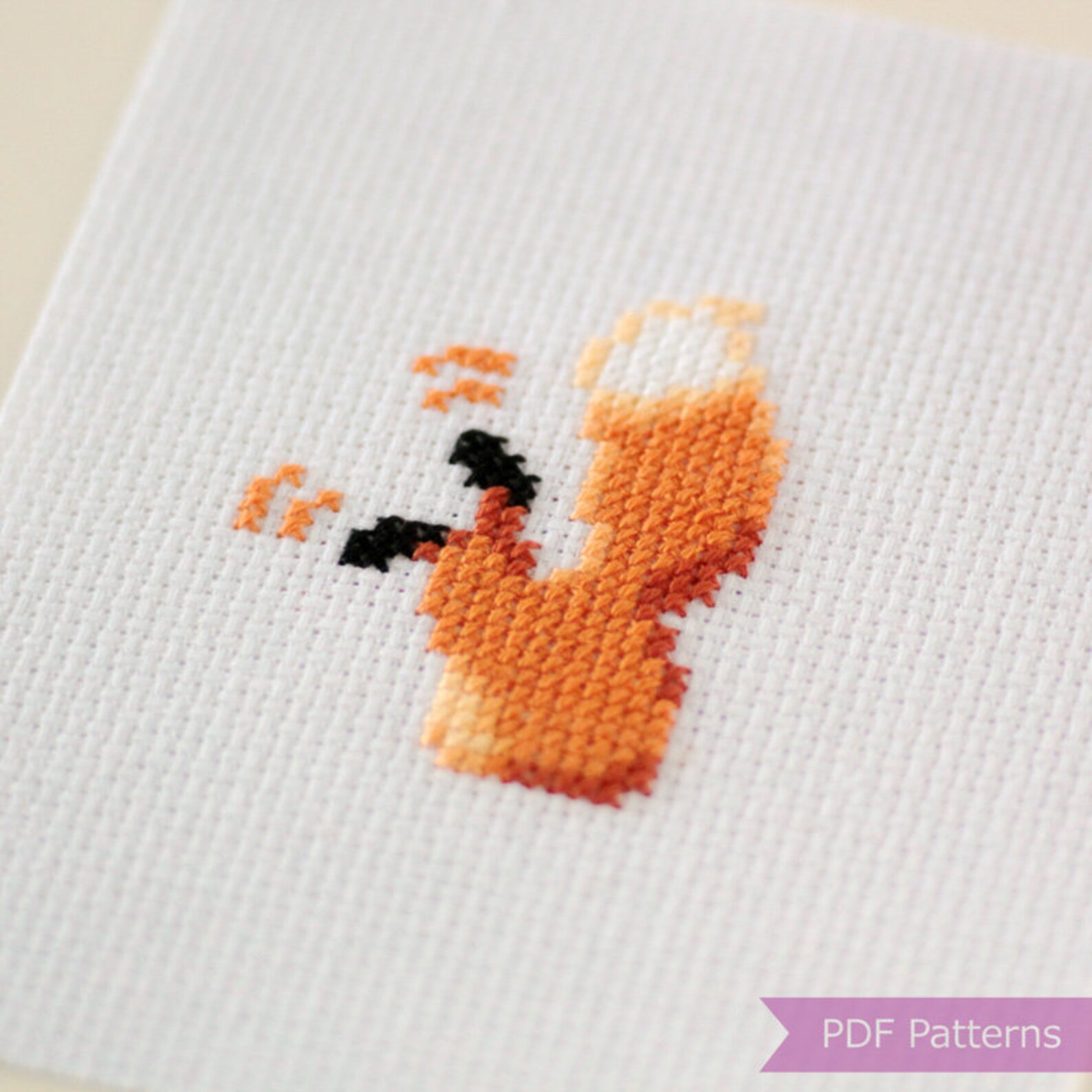 Fox Cross Stitch Pattern PDF Bundle Set of 6 Fox Patterns Instant ...