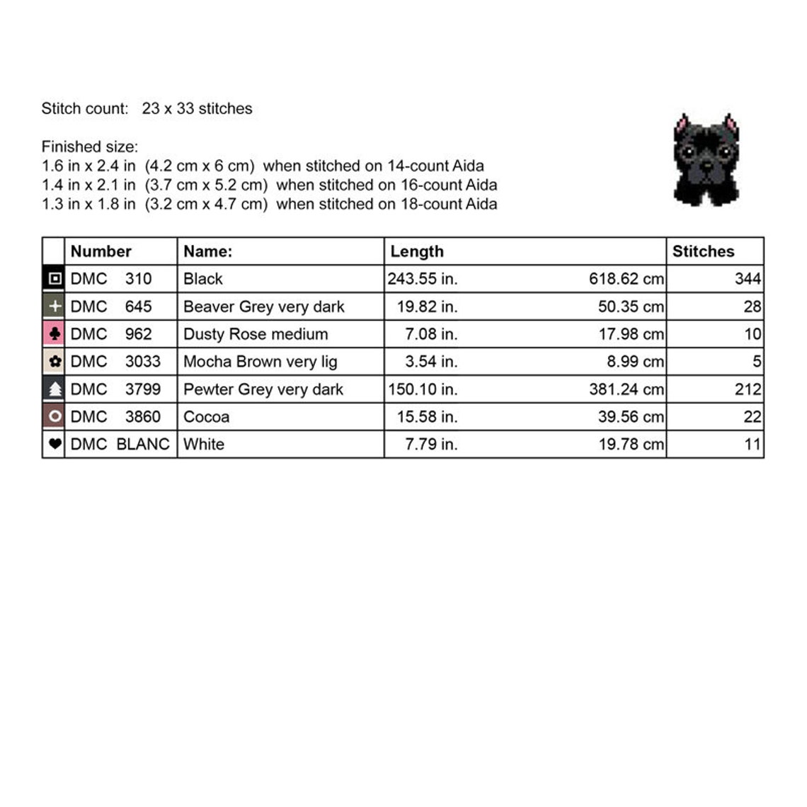 Pitbull Cross Stitch Pattern PDF Bundle B Pitbull Embroidery | Etsy