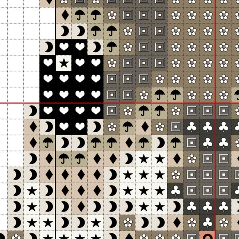 Gray Squirrel Cross Stitch Pattern PDF Gray Squirrel - Etsy