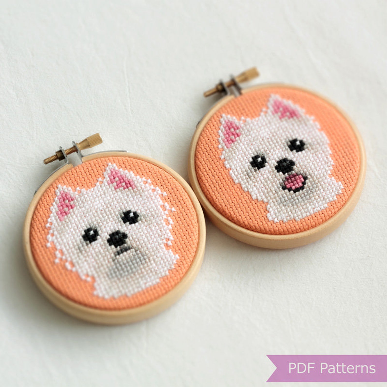 West Highland White Terrier Cross Stitch Pattern PDF Bundle - Etsy